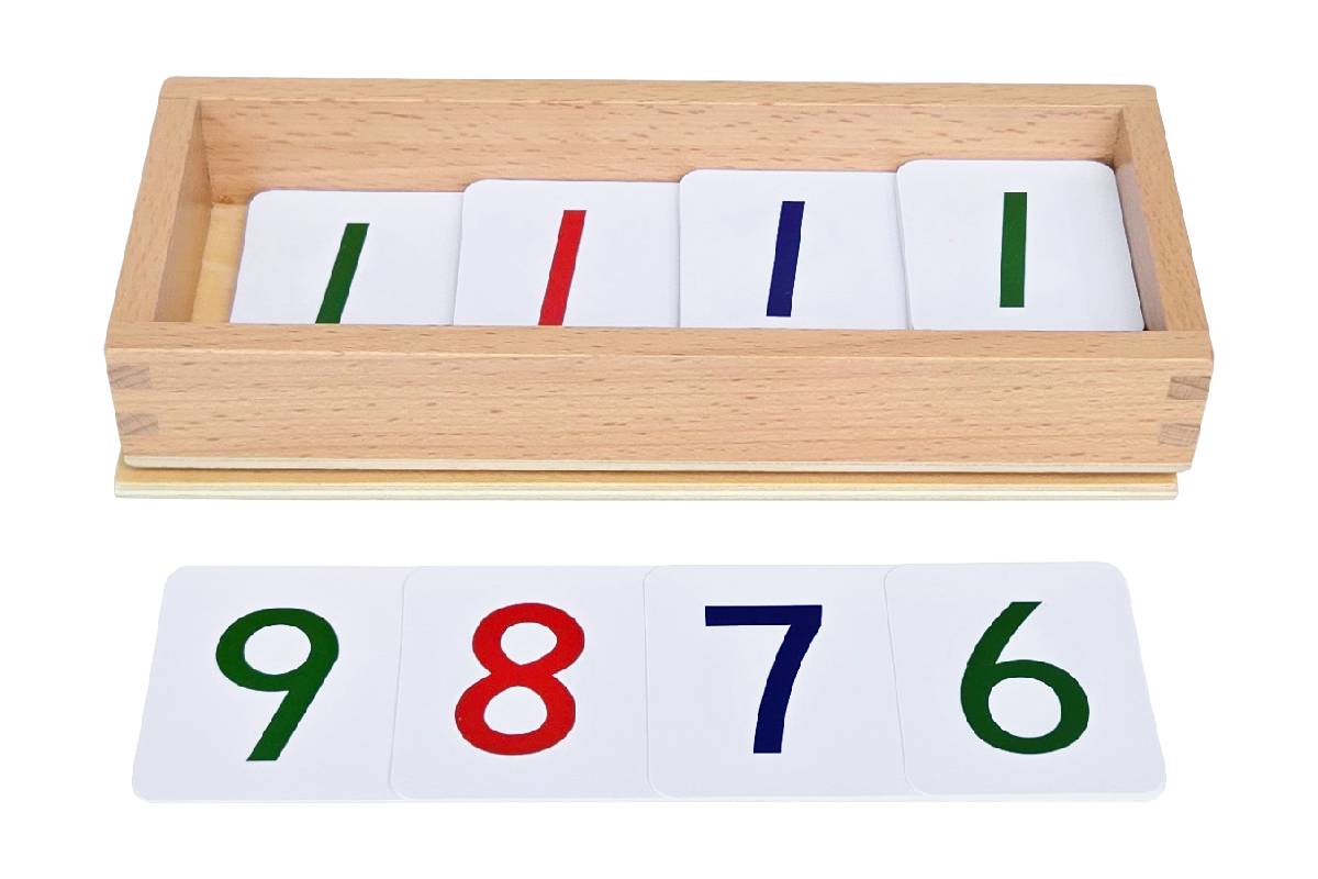 Small Number Cards 1-9000 - IFIT Montessori