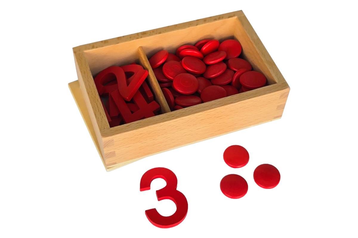 Cut-Out Numerals & Counters - IFIT Montessori